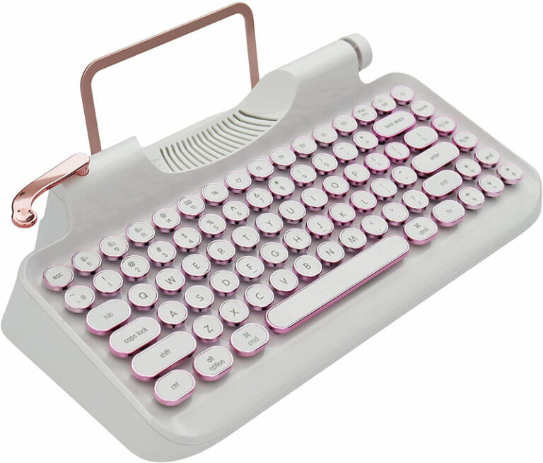 Gold Retro Mechanical Keyboards to bling up your desk - Colour My Tech